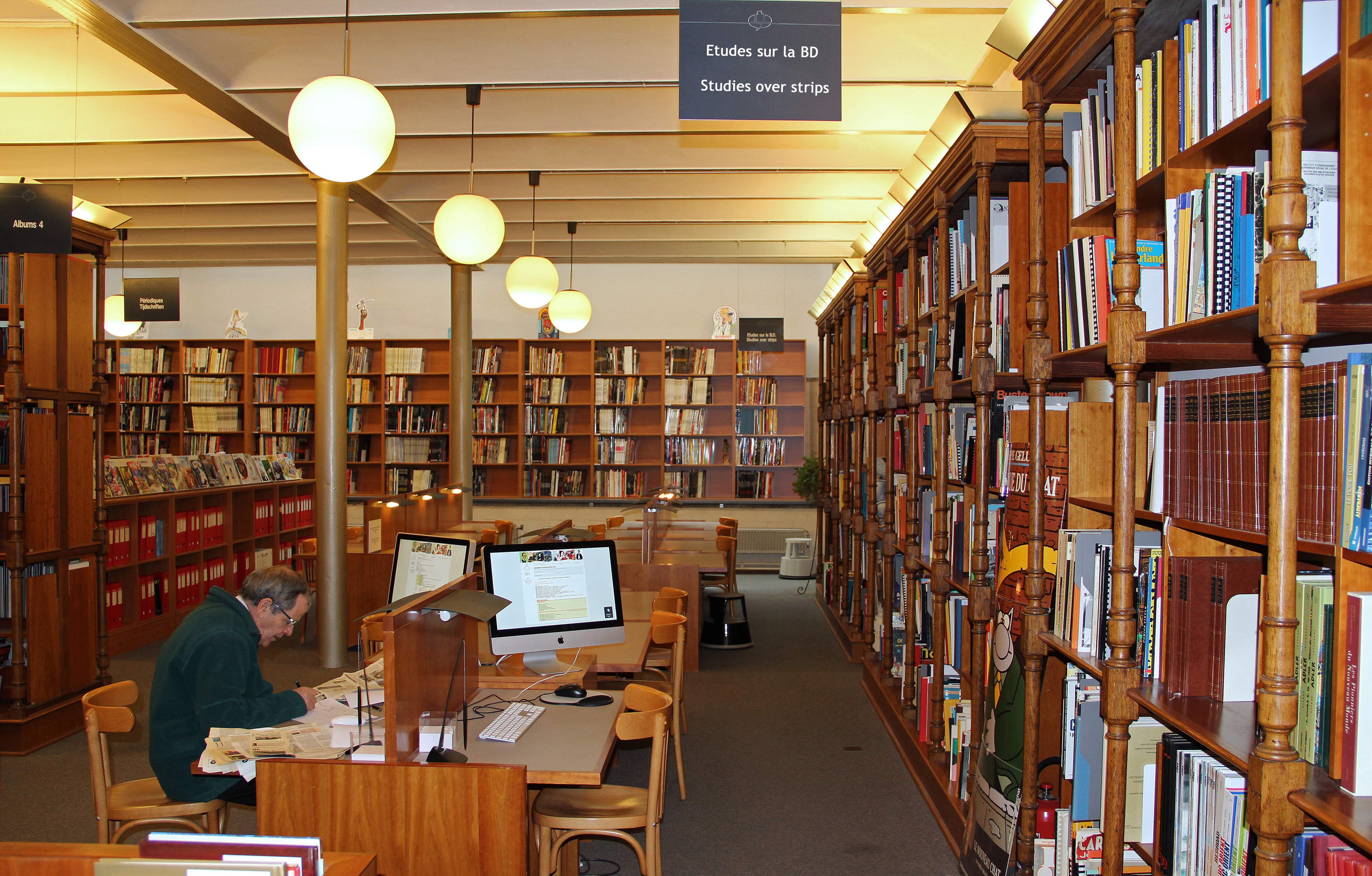 La bibliothèque d’étude — Centre Belge de la Bande Dessinée - Musée ...
